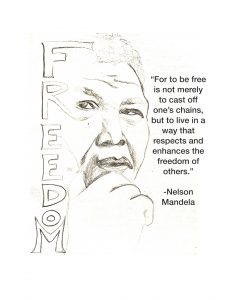 Nelson Mandela Coloring Page – PaintBox Art Studio